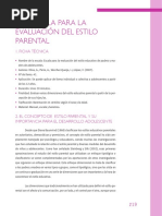 Espa 29 Escala de Estilos de Socializacion Parental en La Adolescencia ...