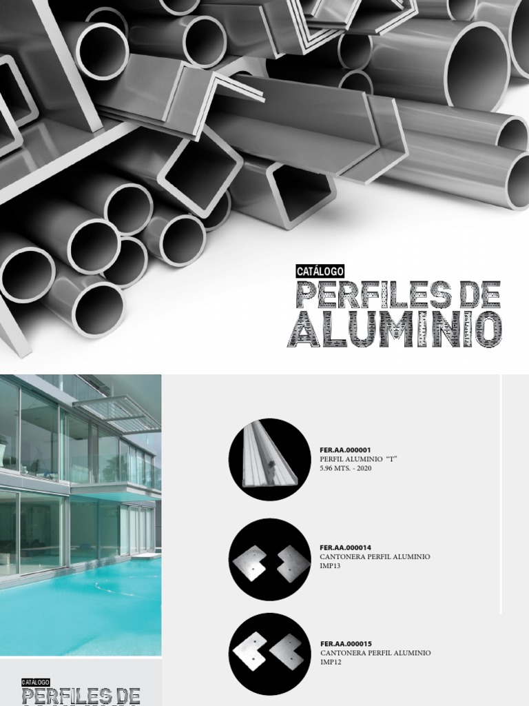 Catalogo Perfiles De Aluminio Pdf