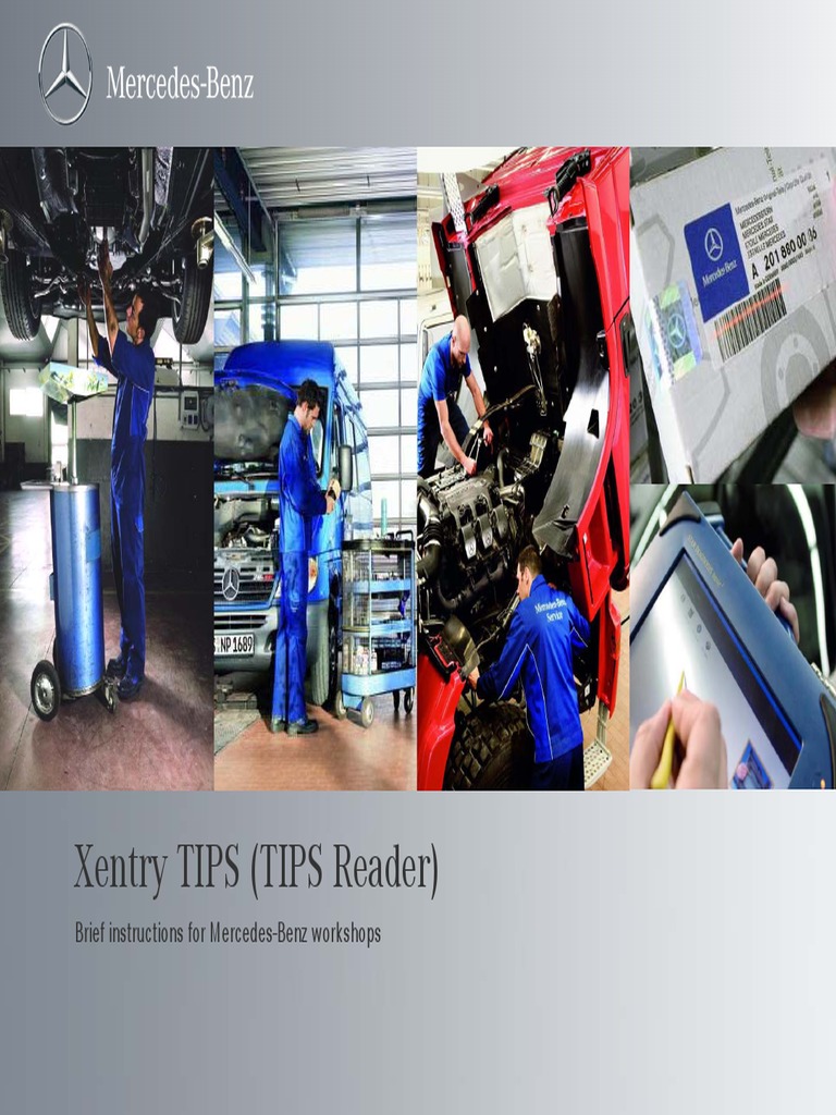 Xentry TIPS (TIPS Reader) : Brief Instructions For Mercedes-Benz ...