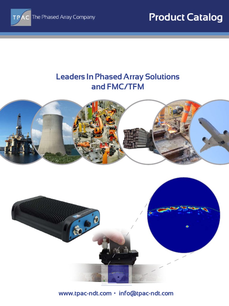 Product Catalog: Leaders in Phased Array Solutions and FMC/TFM | PDF | Software | Nondestructive ...