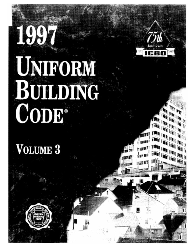 Uniform Building Code 1997 Volume 3 (, International Conference of ...