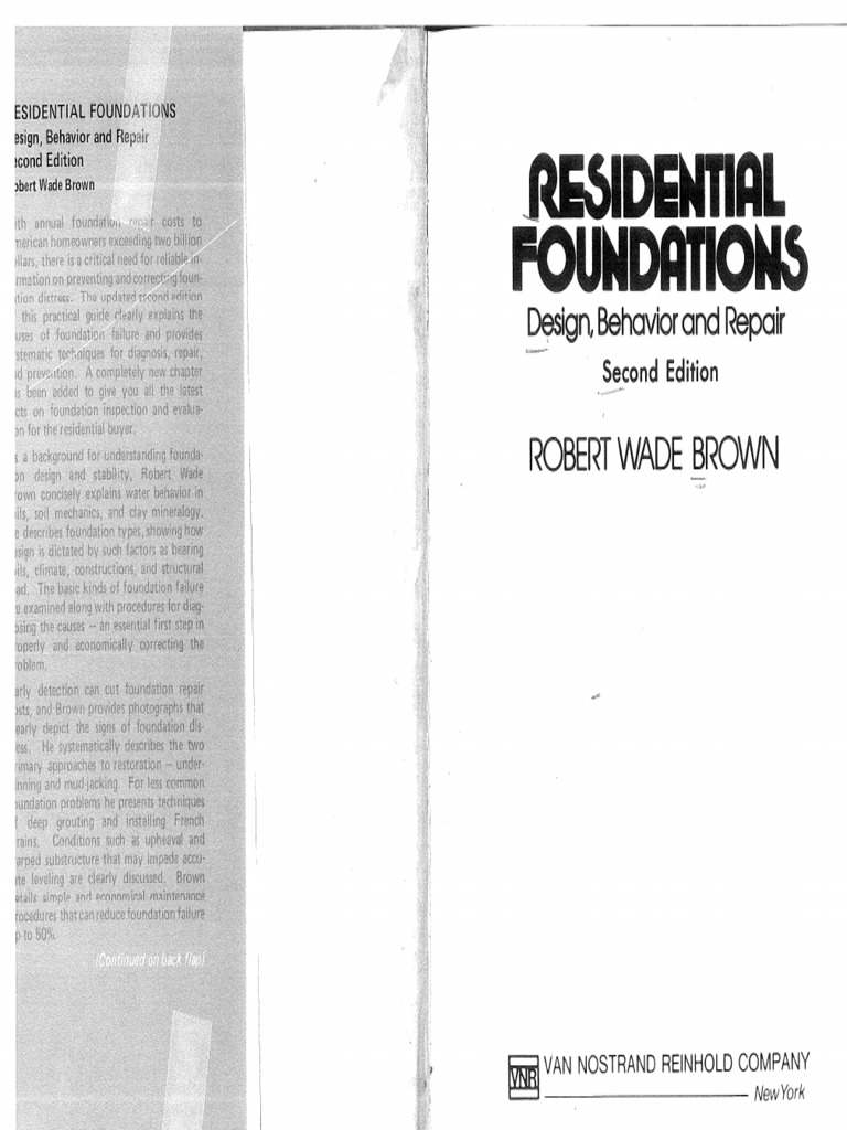 Robert Wade Brown - Residential Foundations - Design, Behavior, and ...