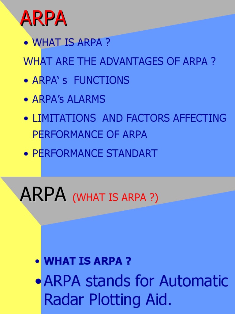 Arpa | PDF | Radar | Electronics