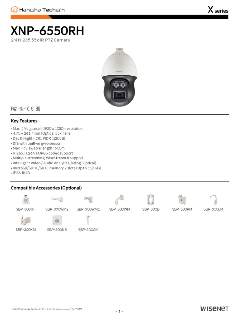 Datasheet Xnp-6550rh en | PDF | Computer Networking | Information And ...