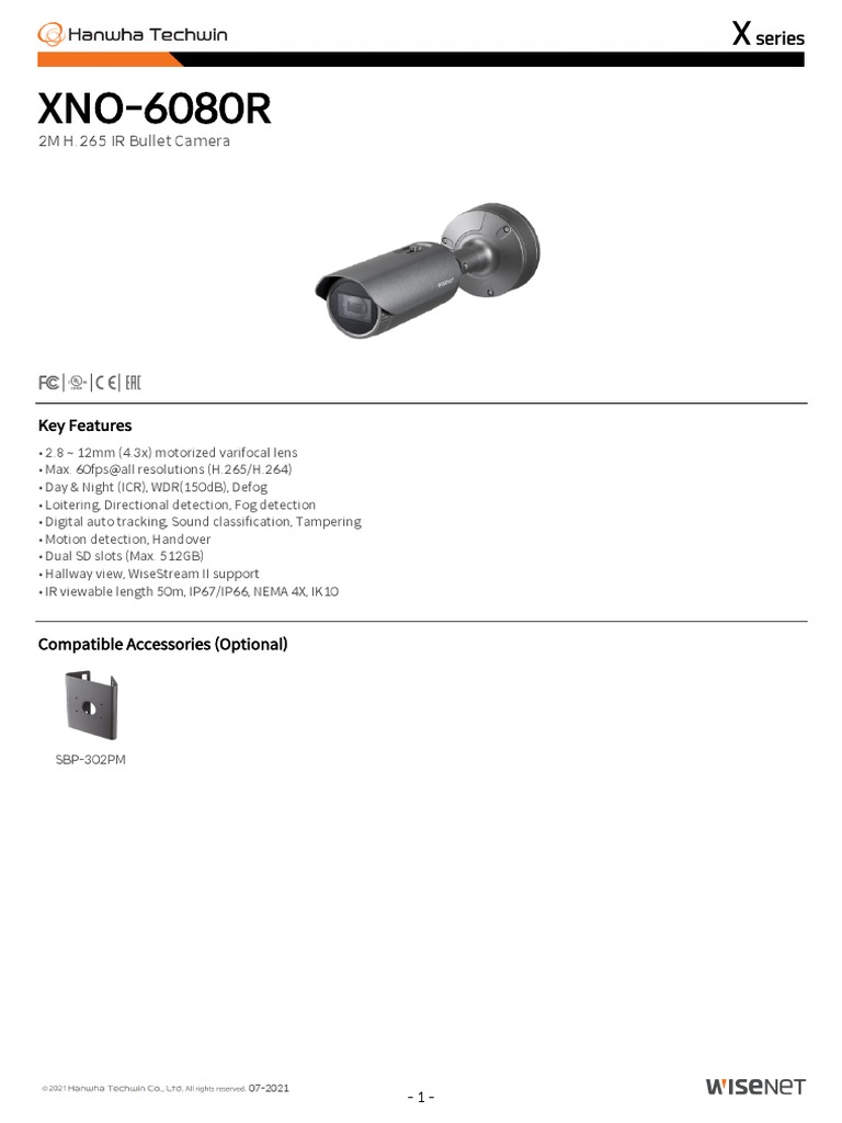 Datasheet Xno-6080r en | PDF | Ip Address | Networking Standards