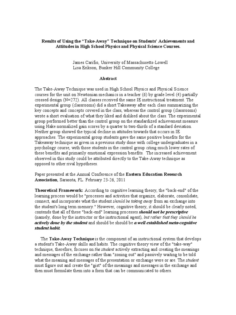 Lisa Erikson EERA 2011 Takeway | PDF | Sat | Scientific Control