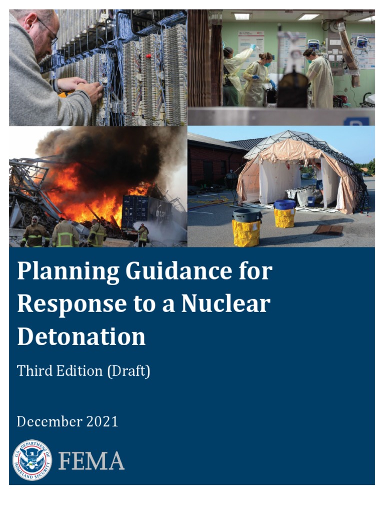 Fema Planning Guidance Response Nuclear Detonation | PDF | Absorbed ...