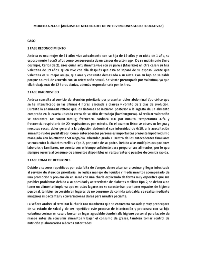 Modelo Anise Nathalia Rojas | PDF | Alimentos | Obesidad