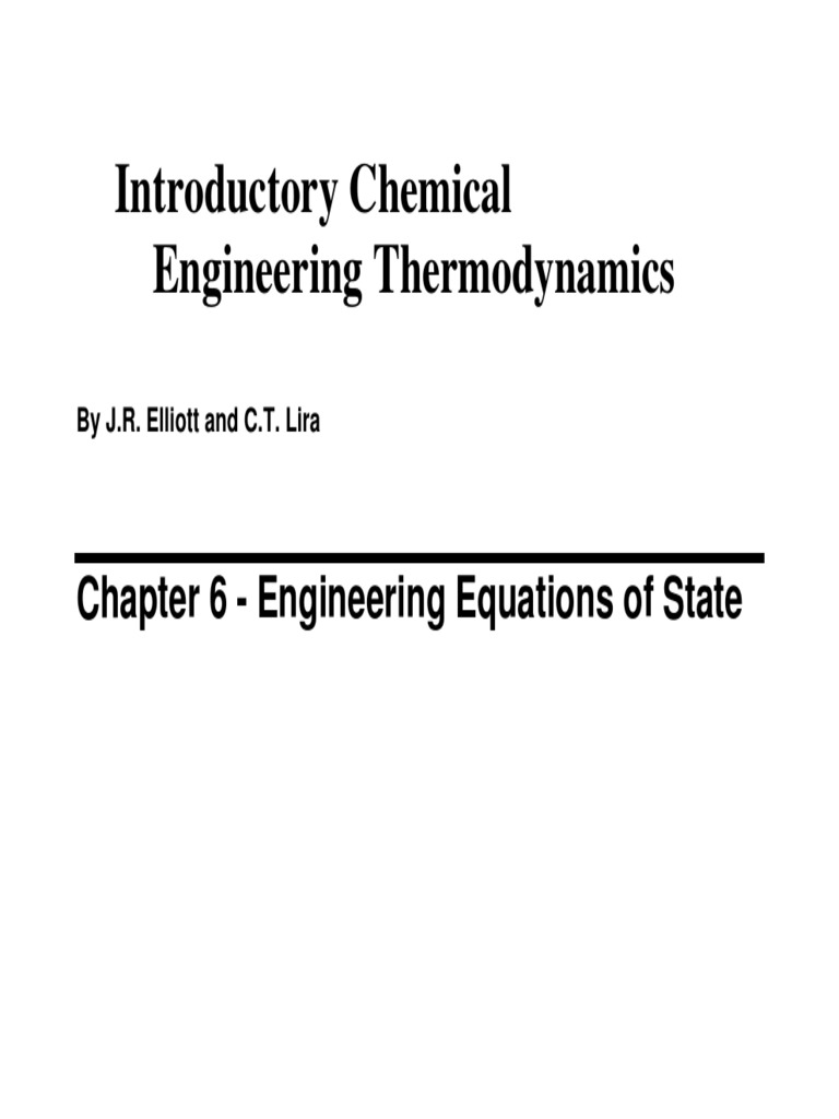 Engineering Equations of State | PDF | Classical Mechanics ...