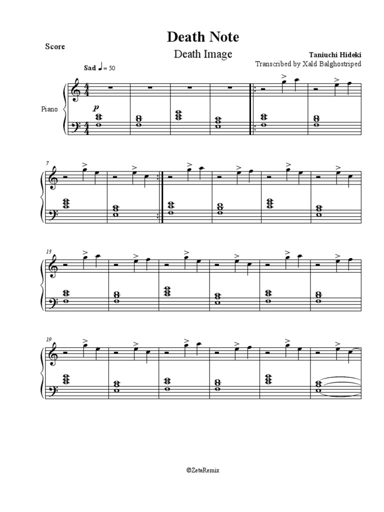 Death Note Death Image | PDF