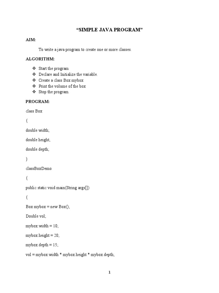 Java Lab Manual Pdf Class Computer Programming Inheritance Object Oriented Programming
