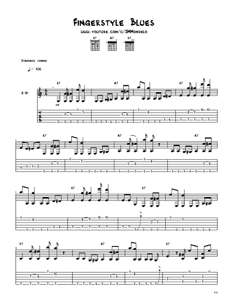 Blues Fingerstyle | PDF