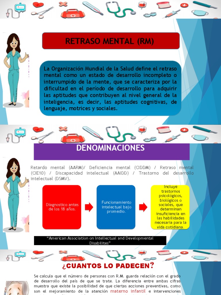 Retraso Mental | PDF | Discapacidad intelectual | Cociente de inteligencia