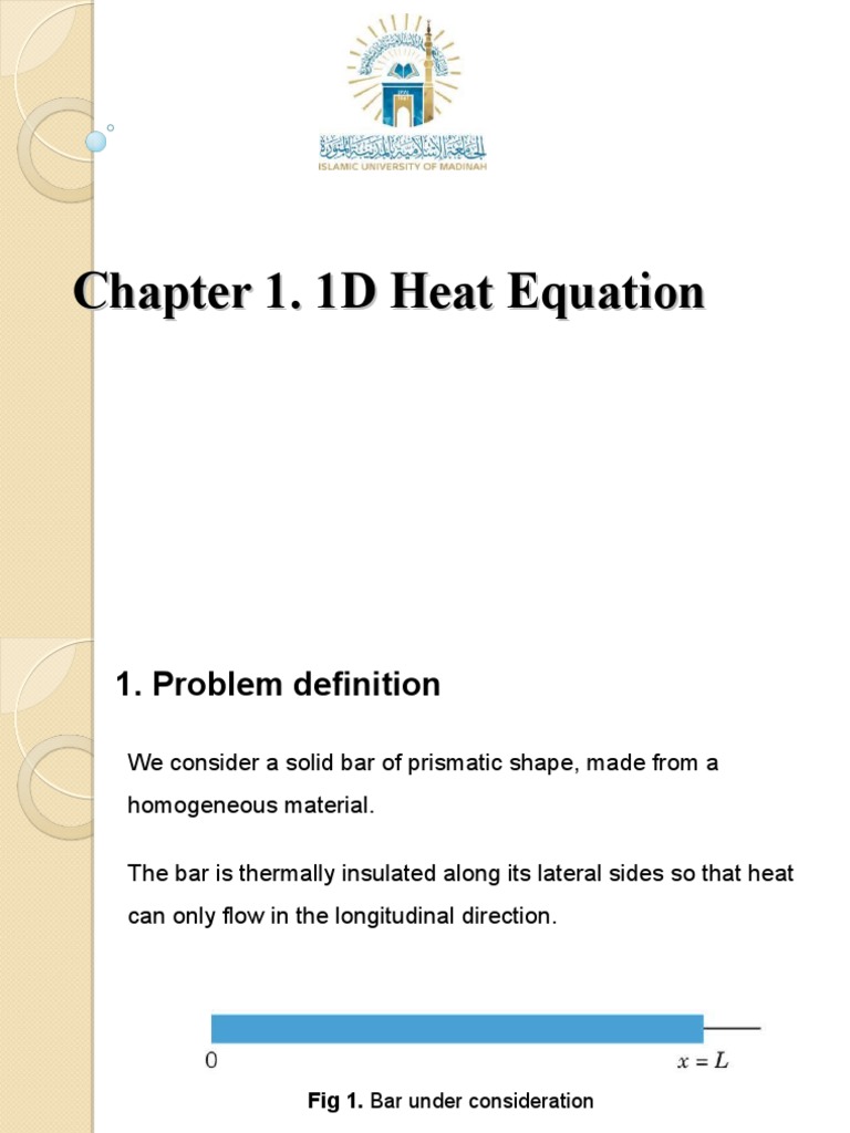 Chapter 1. 1D Heat Equation | PDF | Thermal Conduction | Heat