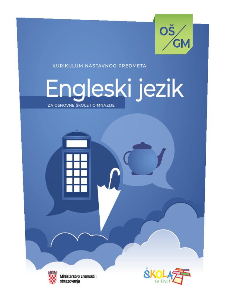 Kurikulum Nastavnog Predmeta Engleski Jezik Za Osnovne Skole I ...