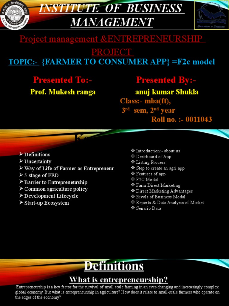 Pme Project | PDF | Entrepreneurship | Marketing