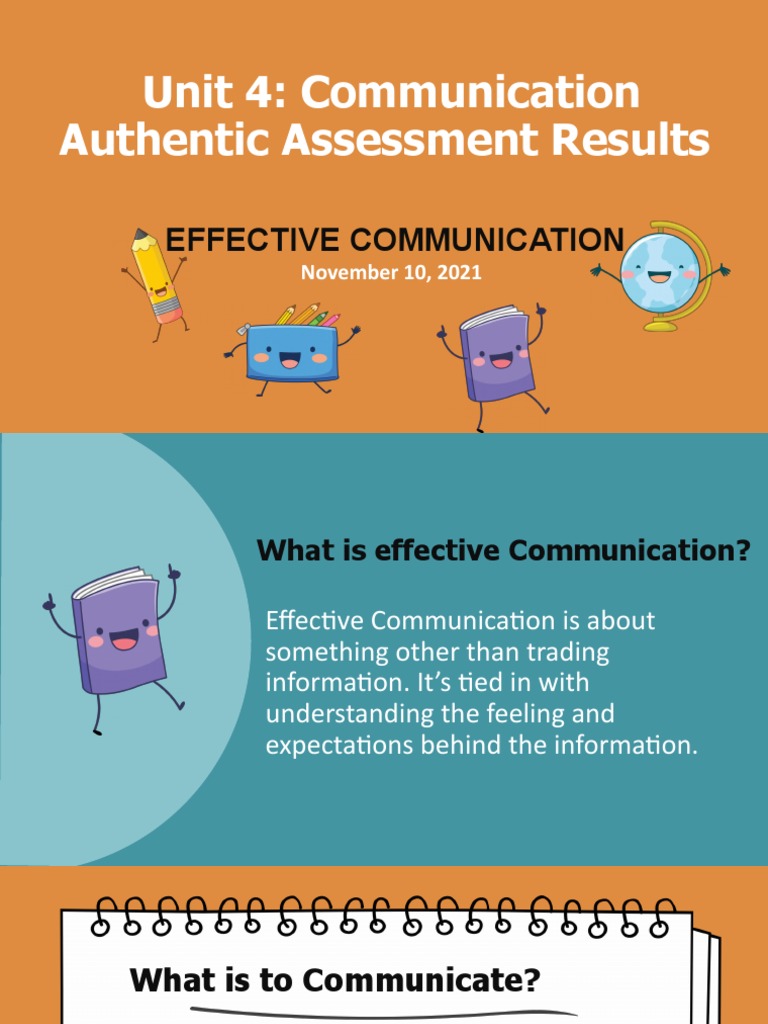 Educ 5 Report | PDF | Communication | Educational Assessment