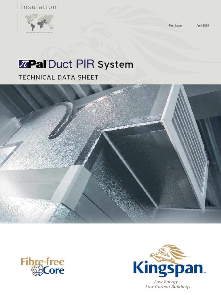 PalDuct PIR Datasheet ME EN 04 15 | PDF | Duct (Flow) | Building ...
