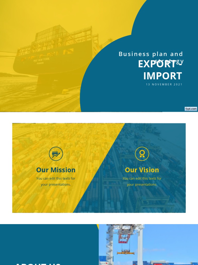 Export - Import: Business Plan and Strategy | PDF | Communication ...