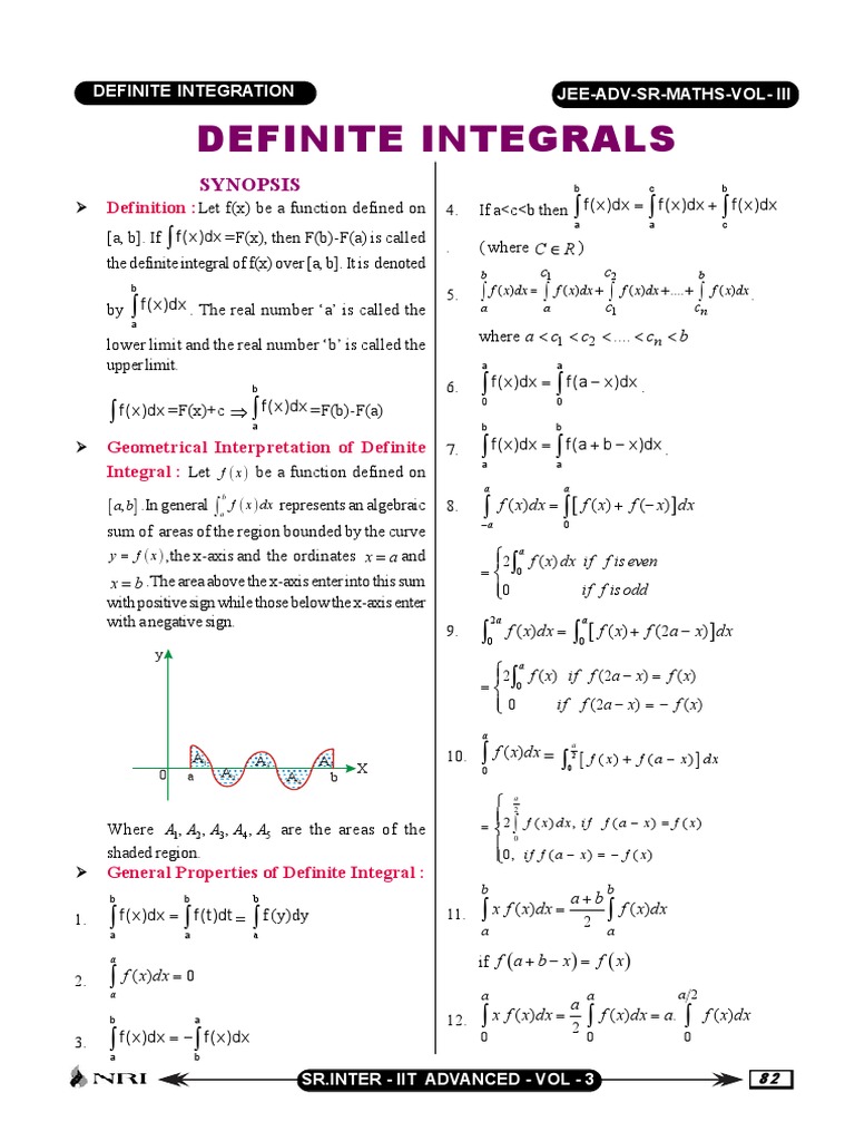 2a.definite Integration (82-101) Final | PDF | Function (Mathematics ...