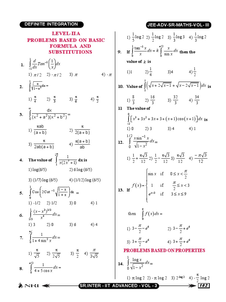 2b.definite Integration (102-114) Final | Descargar gratis PDF ...