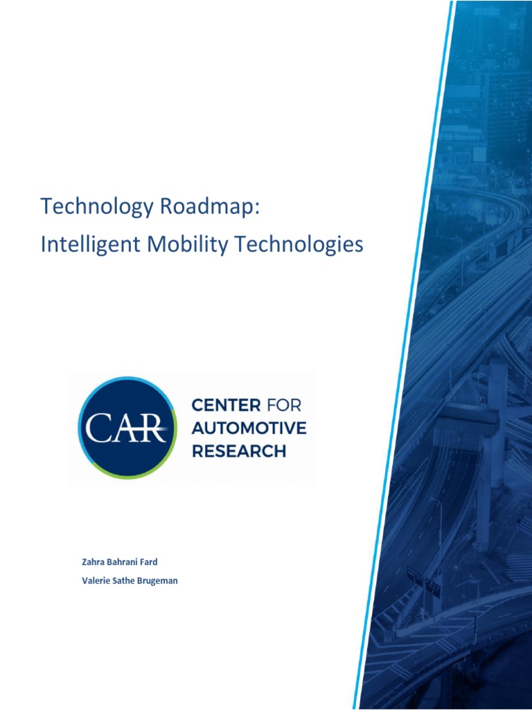 Technology Roadmap White Paper | PDF | Automation | Car