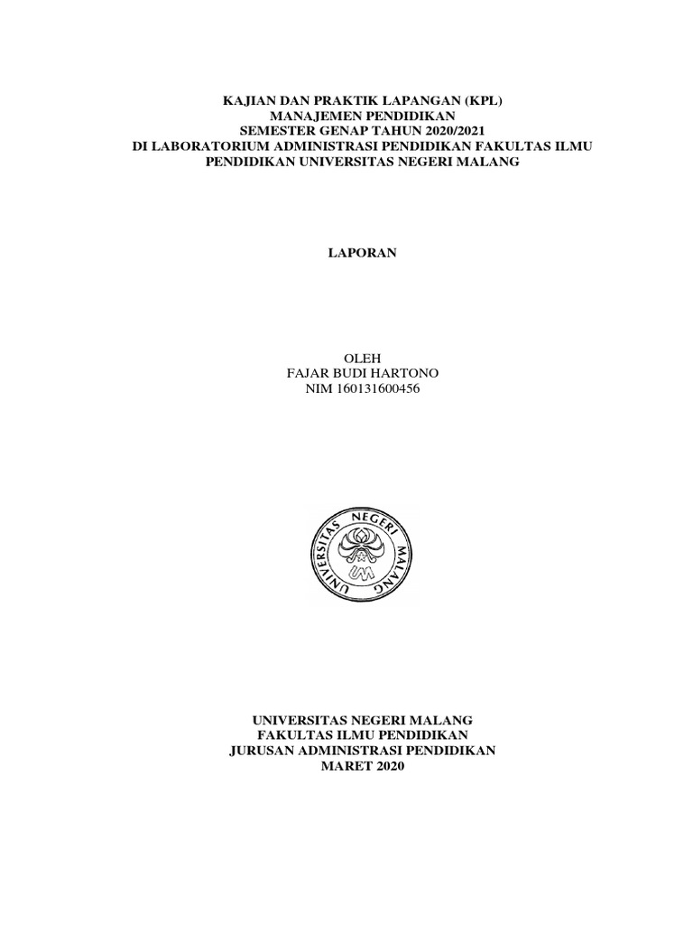 Laporan KPL Fajar Budi Hartono | PDF