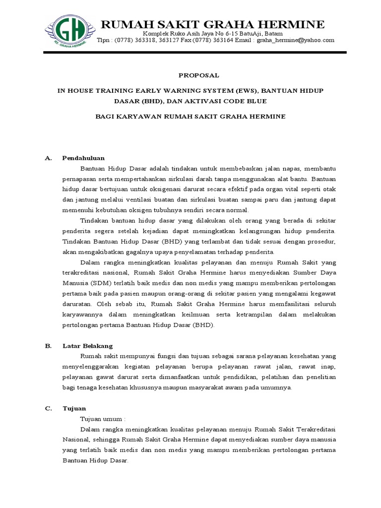 Proposal BHD | PDF | Pengembangan Diri | Sains & Matematika