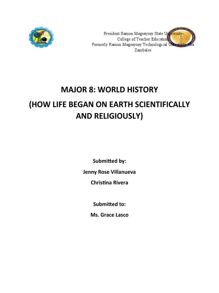 Life Began On Earth - Tina and Jeny | PDF | Physical Cosmology | Universe