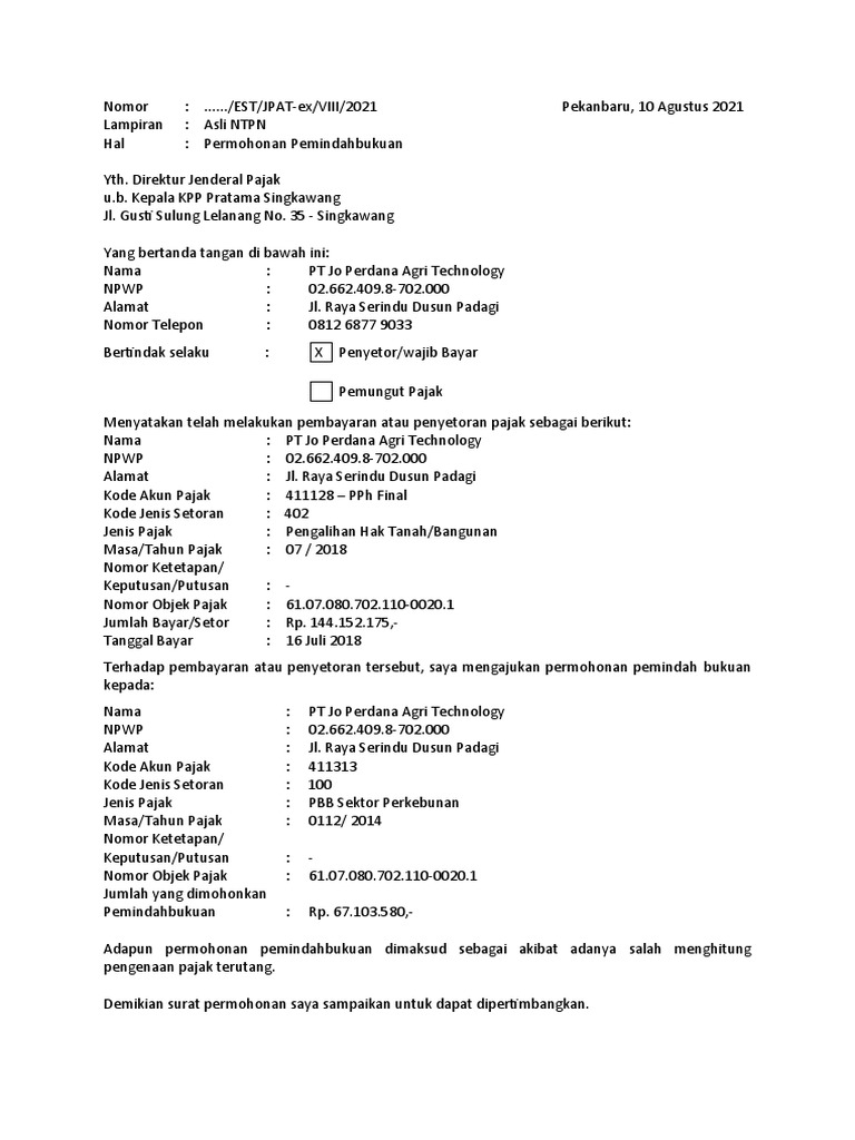 Formulir PBK Satu Tujuan1 | PDF