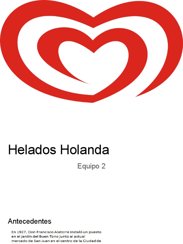 Presentación Helados Holanda | PDF | Marca