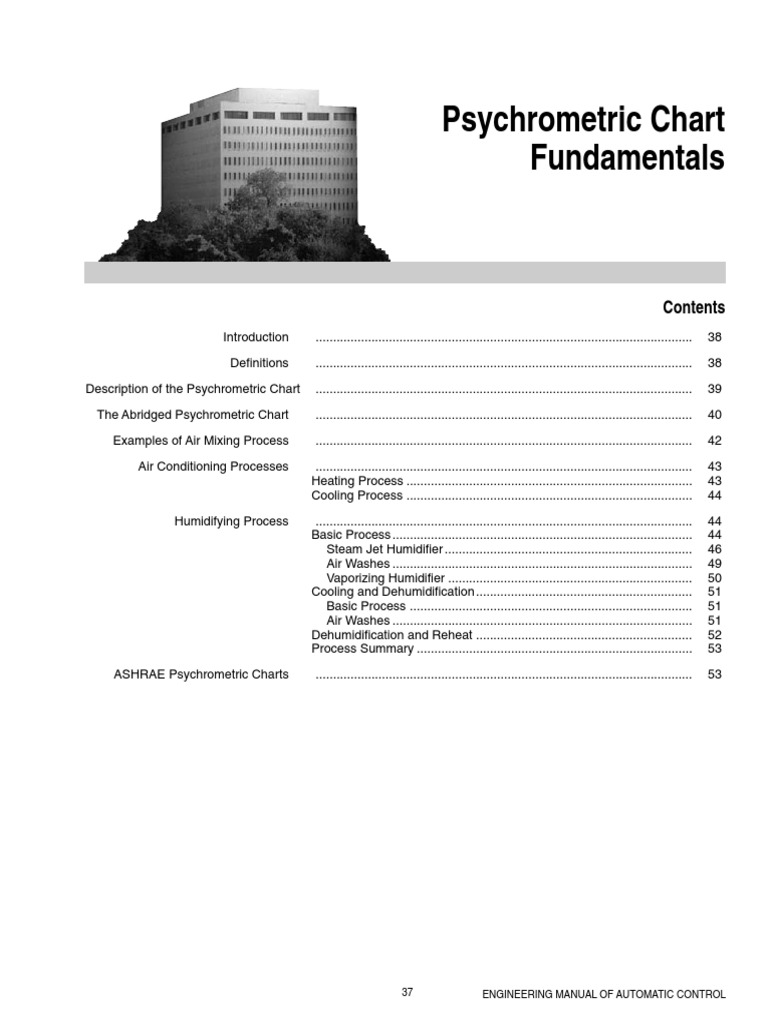 Psychrometric Chart Fundamentals | PDF | Humidity | Atmospheric Sciences