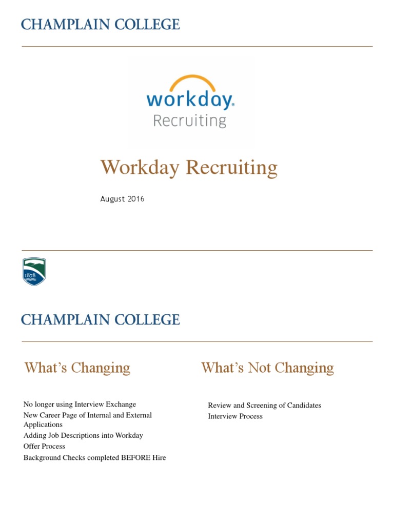 Workday Recruiting | PDF | Recruitment | Background Check