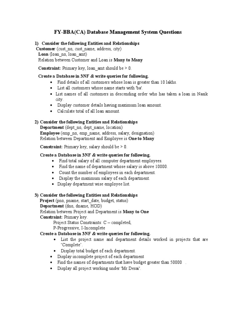 Dbms Practical Slips | PDF | Databases | Menu