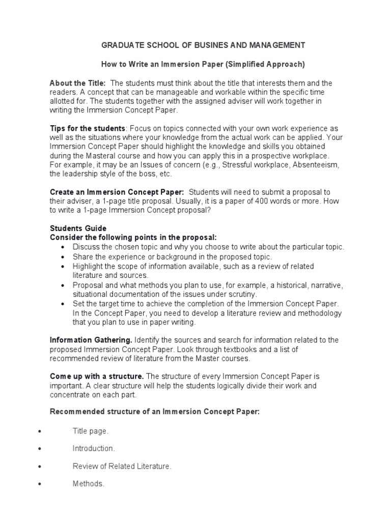 Immersion Paper Writing Simplified Approach | PDF | Data | Information