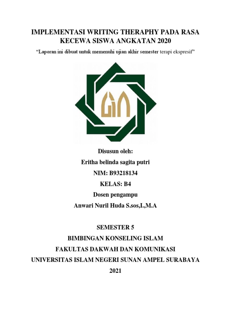 Terapi Menulis untuk Mengatasi Kekecewaan | PDF