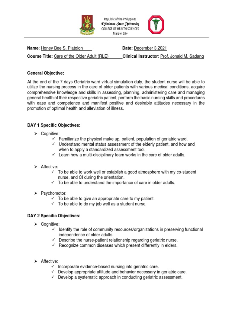 GOSO | Download Free PDF | Geriatrics | Gerontological Nursing