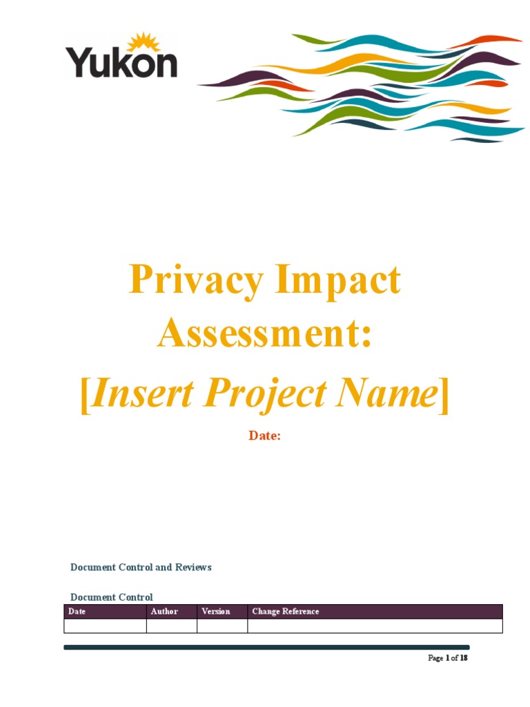 Privacy Impact Assessment: (Insert Project Name) : Date | PDF | Privacy ...