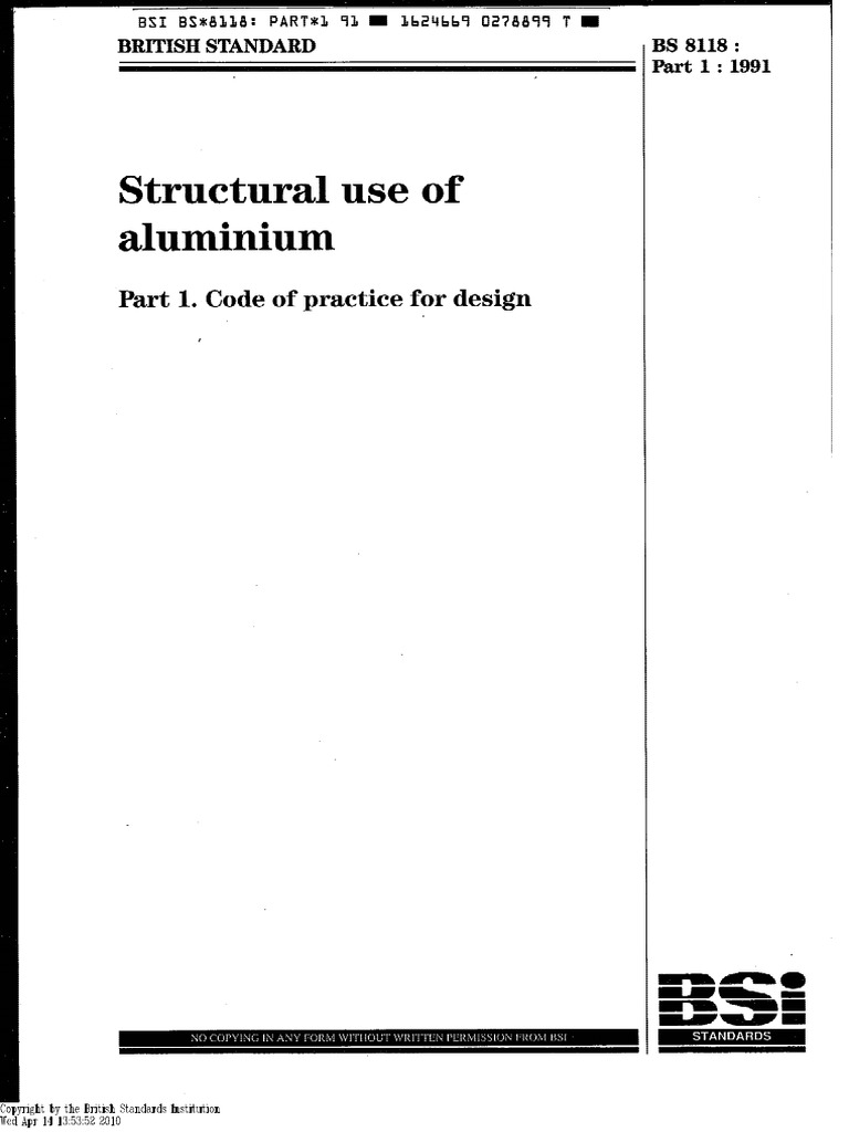 BS 8118 | PDF
