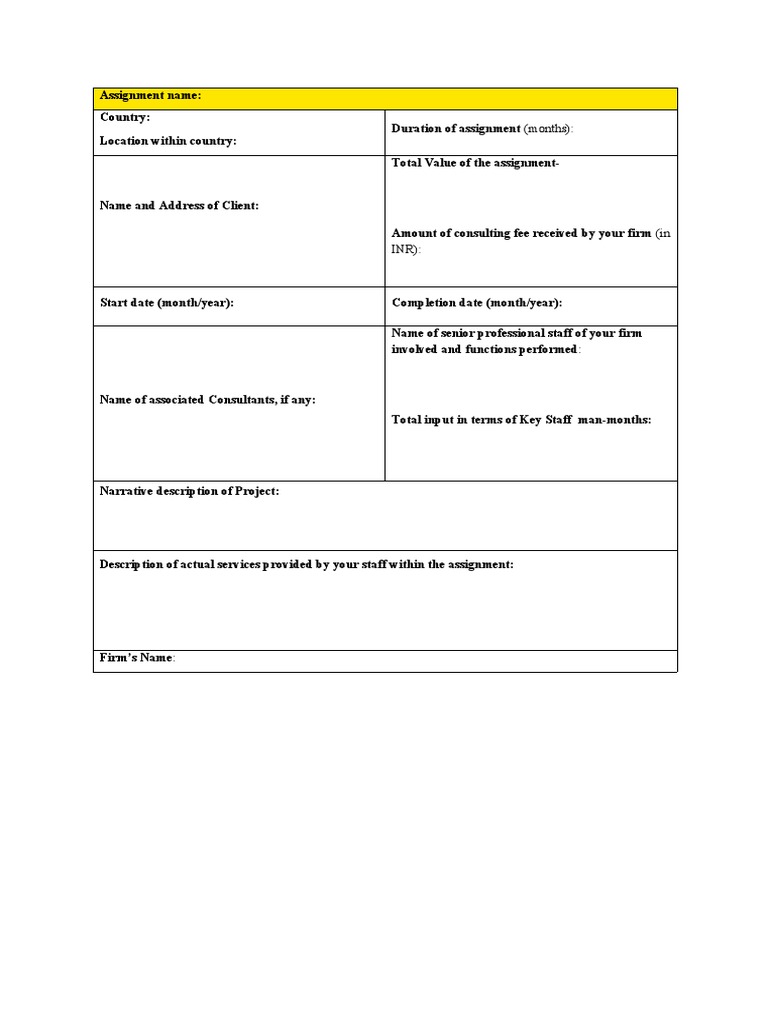 Assignment Credentials Format Guide | PDF