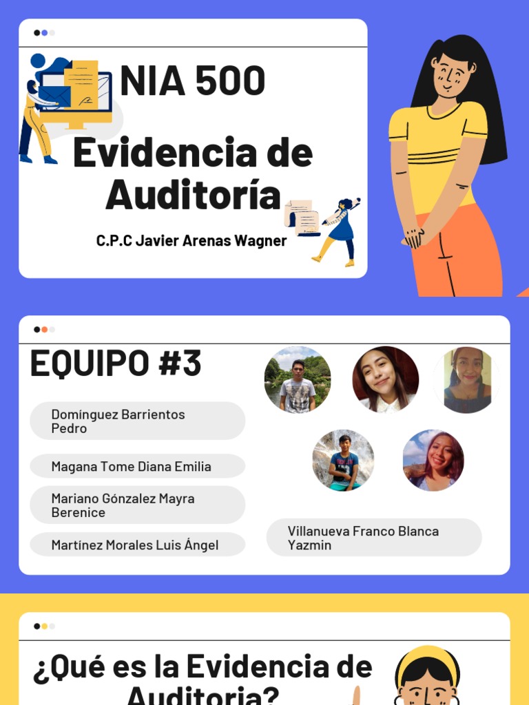 Nia 500 Evidencia de Auditoria | PDF | Auditoría | Contralor