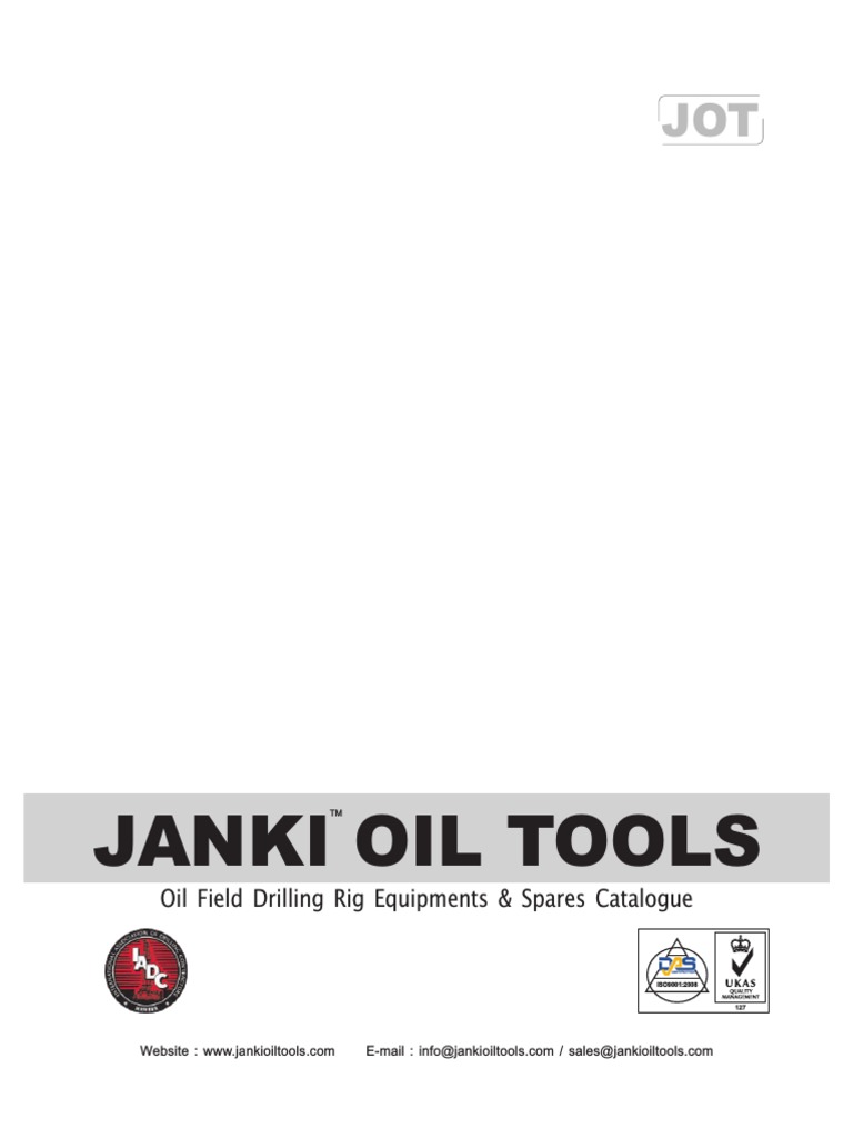 Janki Oil Tools | PDF | Screw | Pipe (Fluid Conveyance)