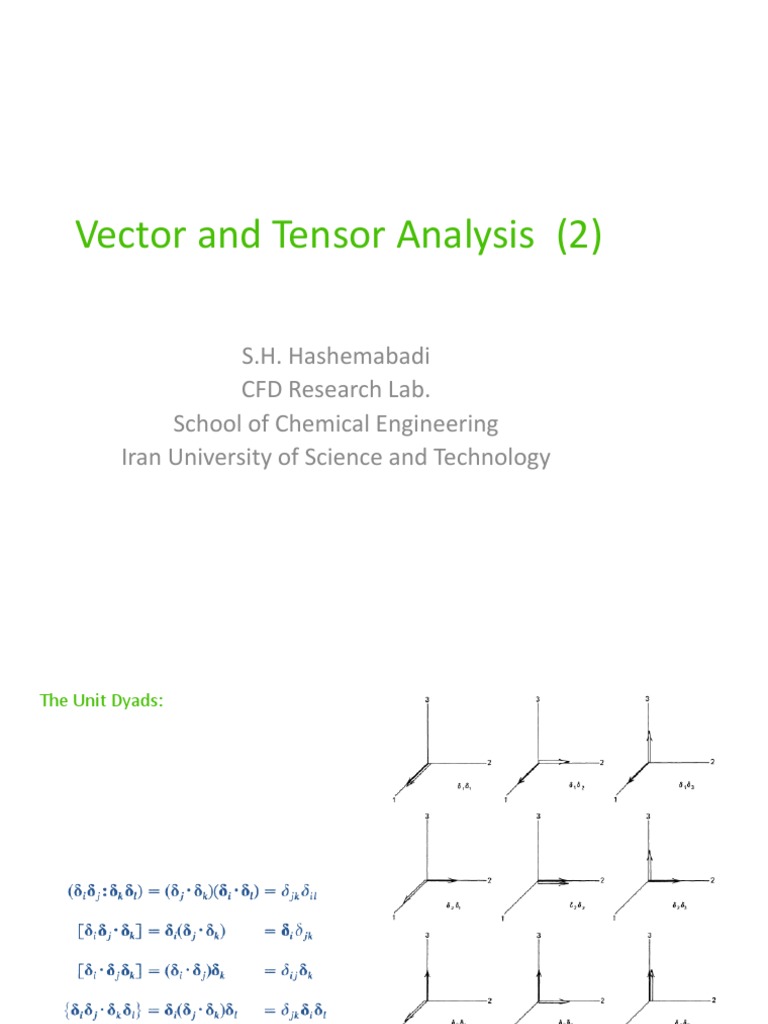 Vector and Tensor Analysis | PDF | Divergence | Multivariable Calculus