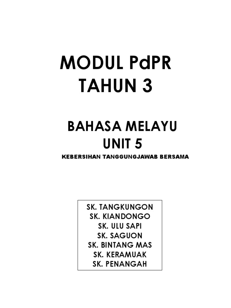 Bahasa Melayu Unit 5 | PDF | Karier & Perkembangan | Seni & Disiplin Bahasa