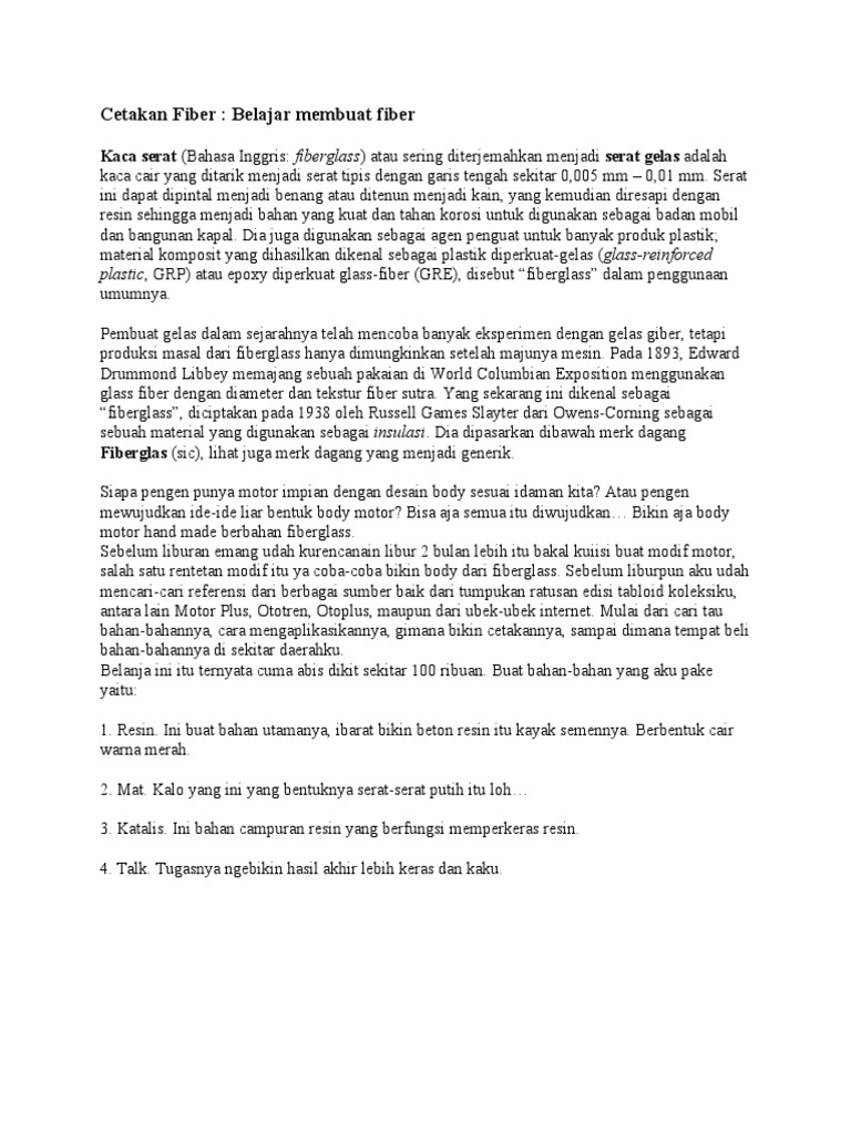 Pembuatan Fiber Kolam | PDF | Seni | Komputer