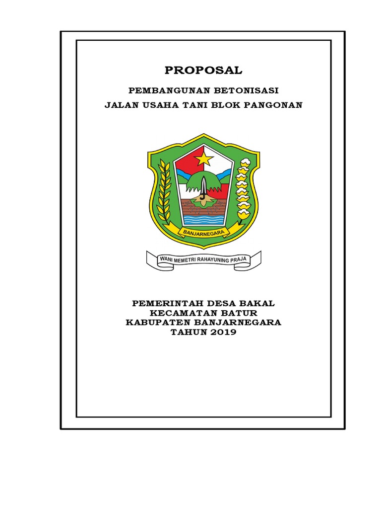 Proposal Pangonan | PDF | Ilmu Sosial | Sains & Matematika