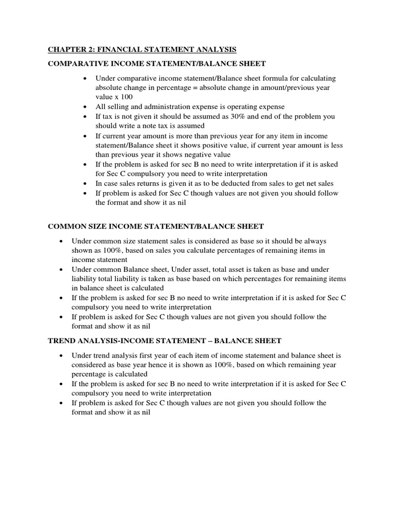 Financial Statement Analysis Techniques | PDF | Career & Growth