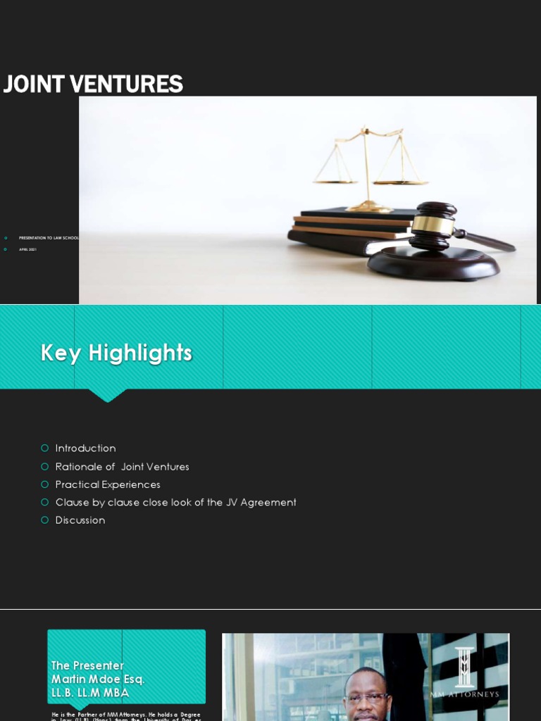 A Comprehensive Guide to Joint Ventures: Practical Considerations, Key ...