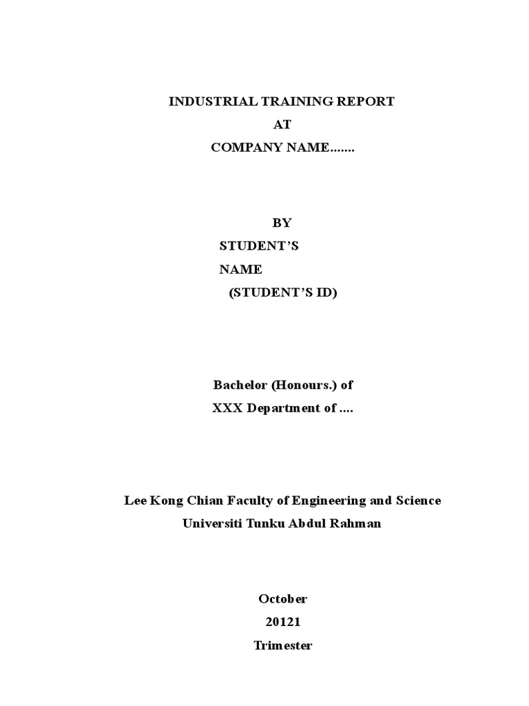 GD008 IT Report Template 2021 | PDF | Paragraph | Engineering