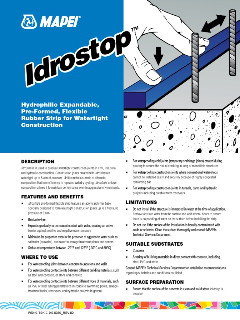 Idrostop VOLCLAY | PDF | Water | Concrete